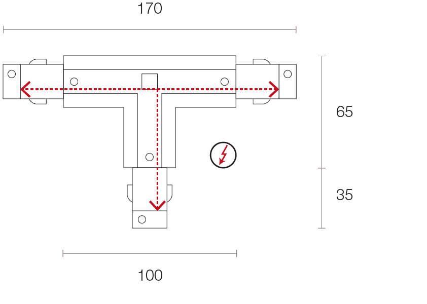TRA3C T Joiner 3 Way (TL2)