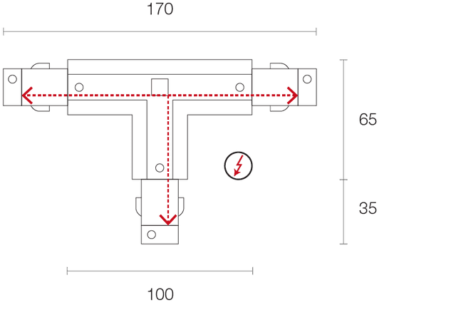 TRA3C T Joiner 3 Way (TL2)