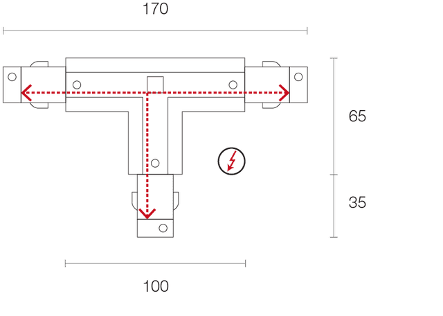 TRA3C T Joiner 3 Way (TR2)